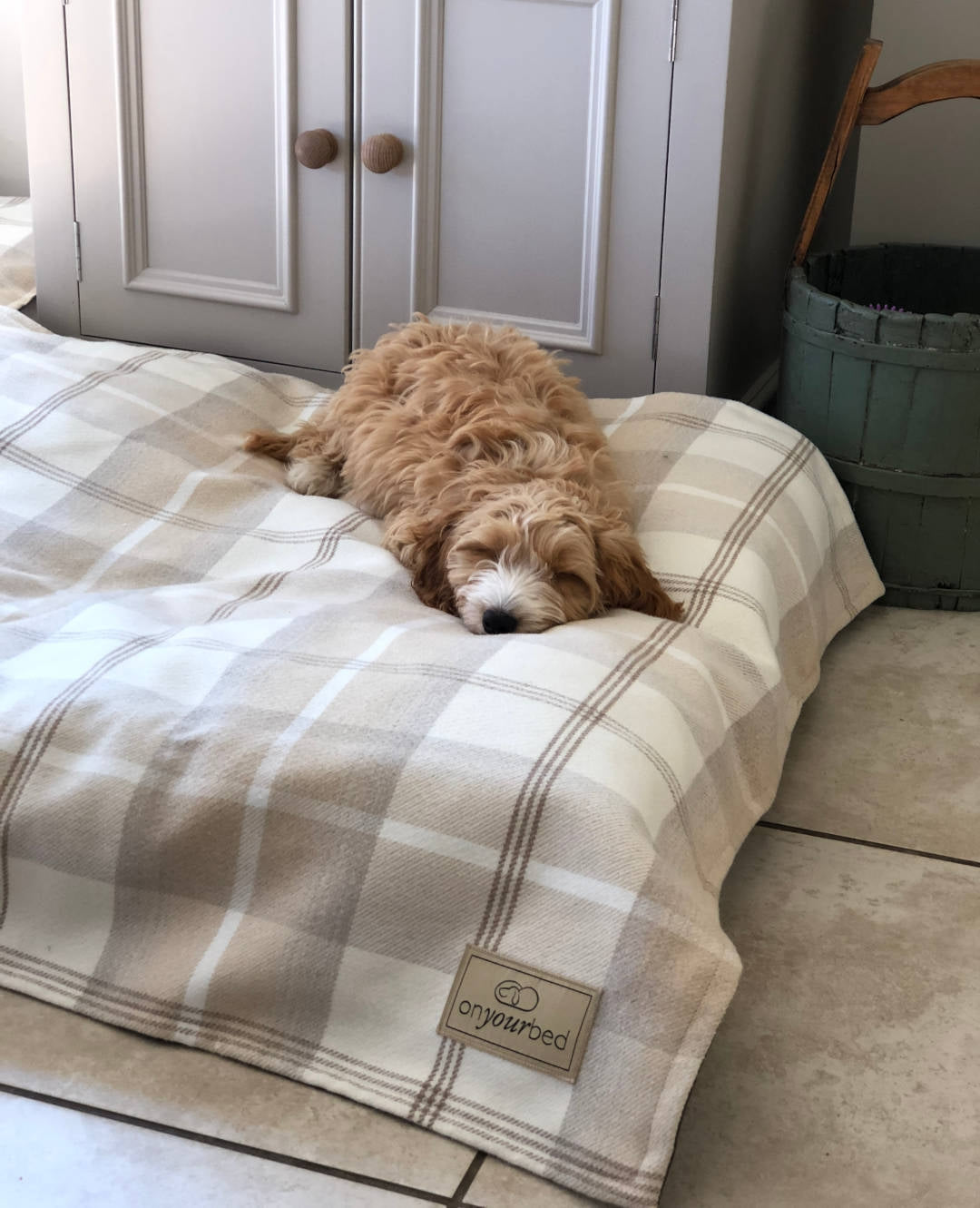 Luxury Washable Tartan Dog Throw Blanket – Onyourbed